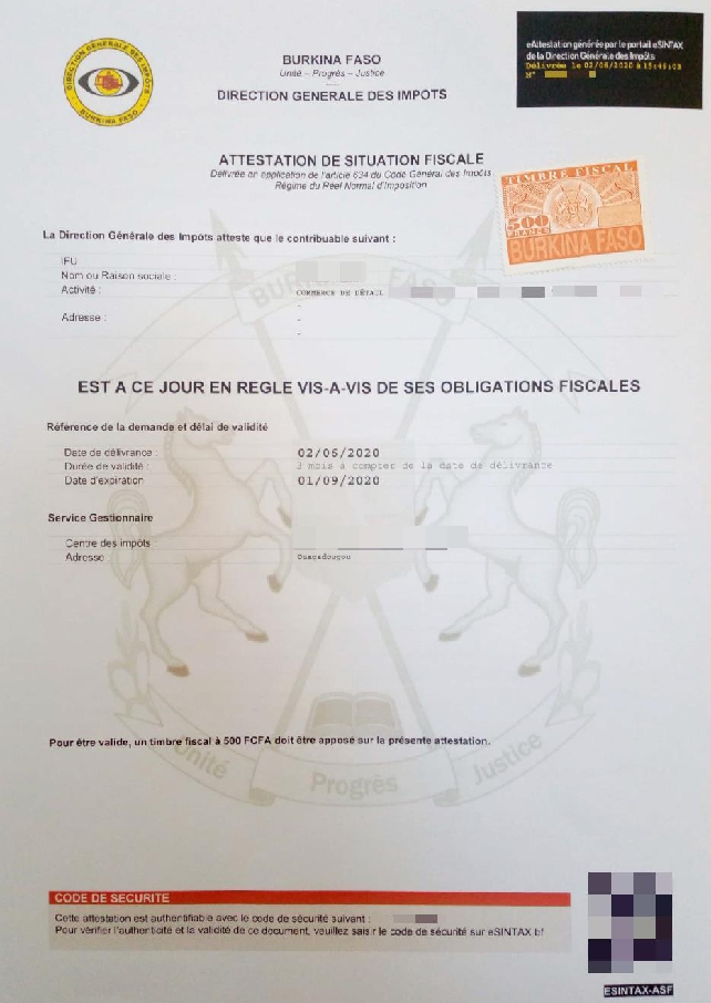 Burkina Trade Portal