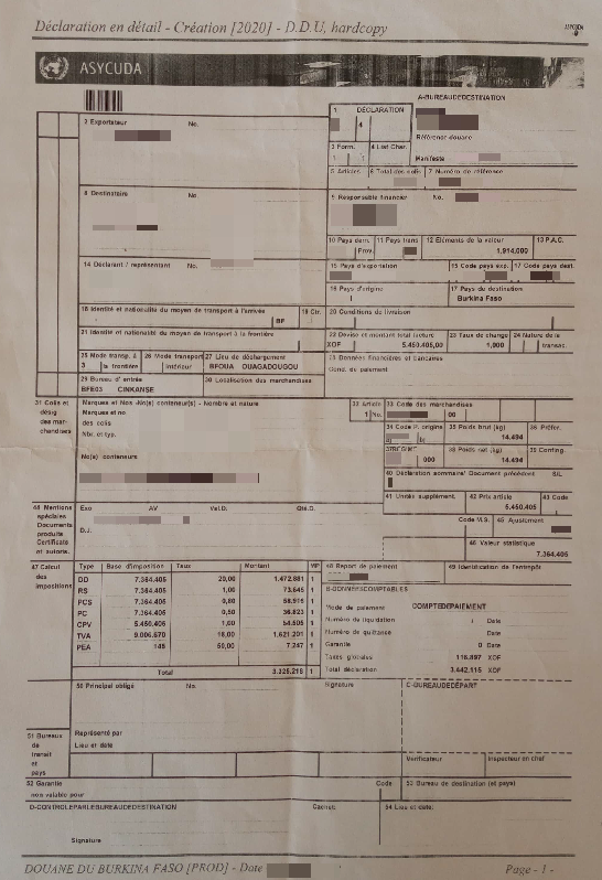 Burkina Trade Portal